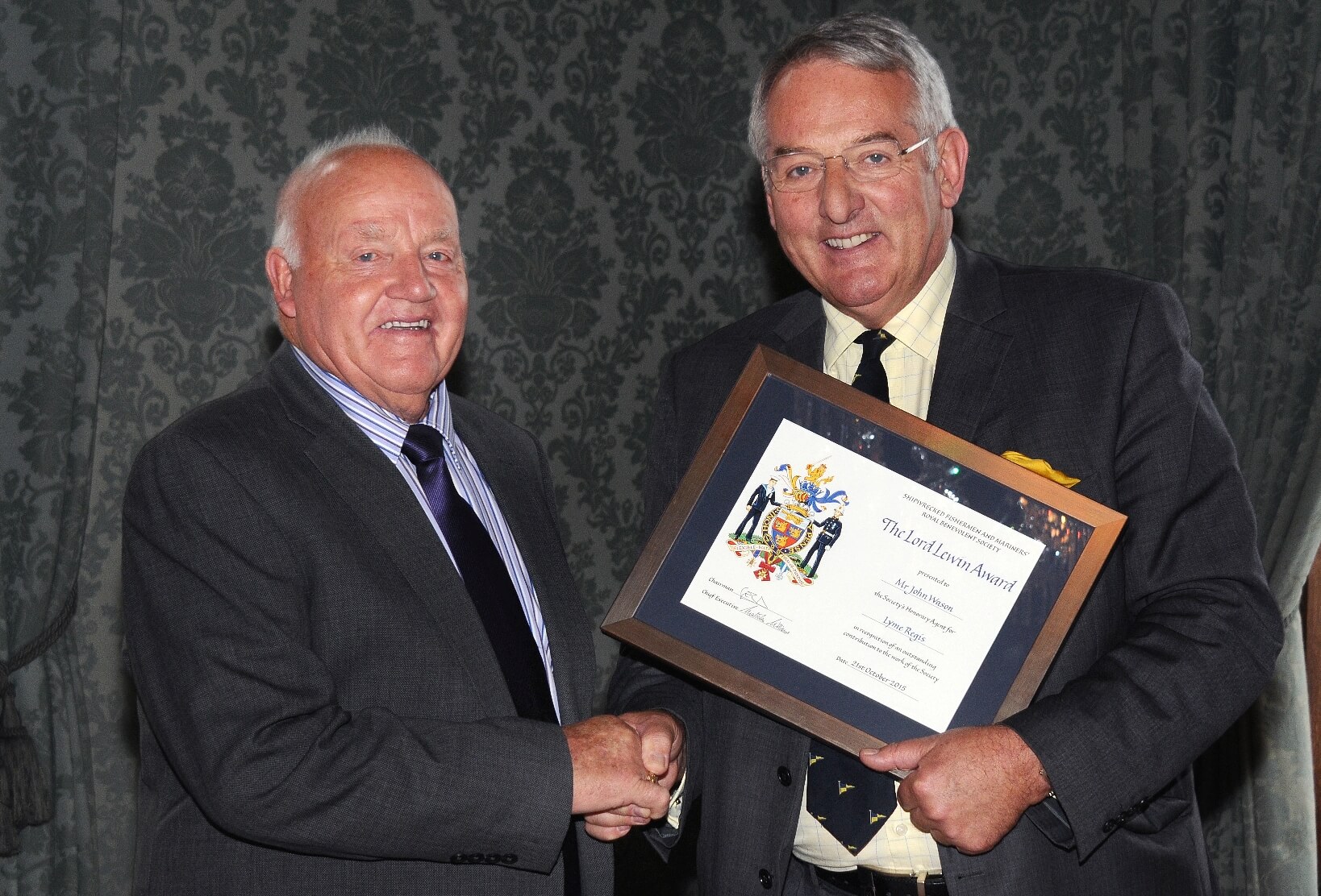 Skill and Gallantry Awards 2015 - Shipwrecked Mariners' Society