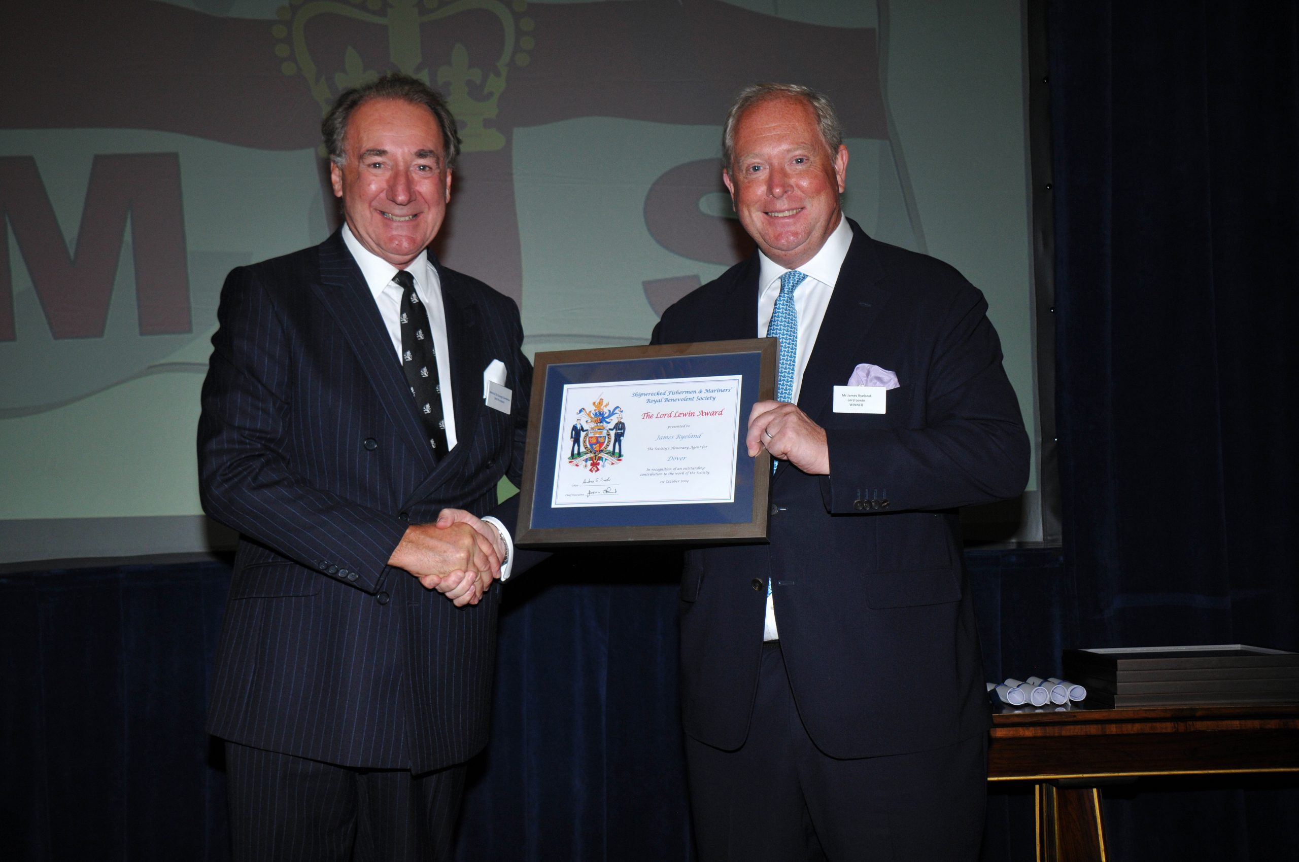 Lord Lewin Fundraising - Shipwrecked Mariners' Society